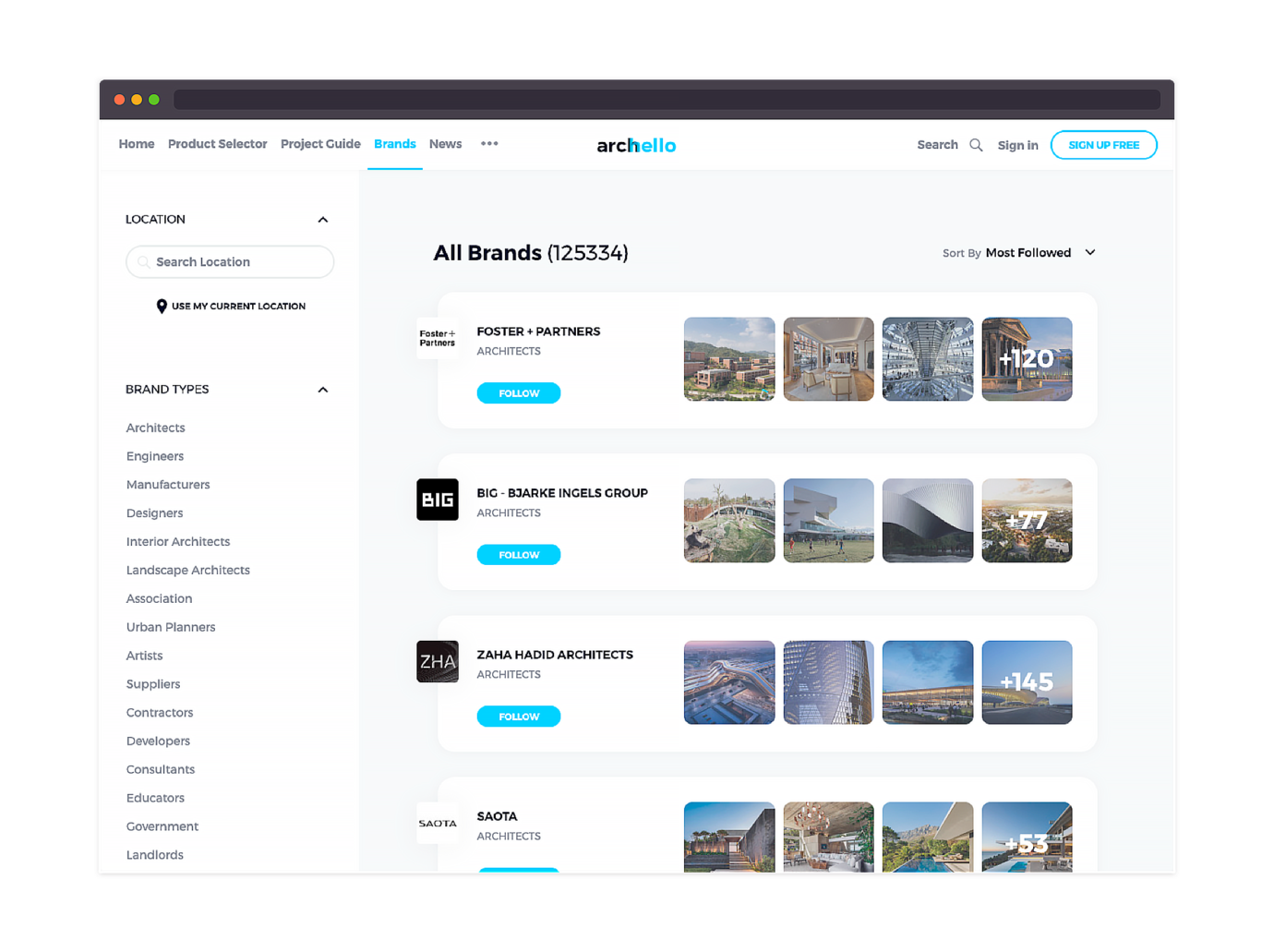 Archello — social network for architects | JustCoded