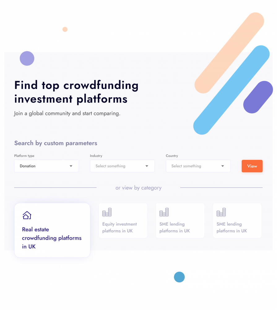 CrowdSpace — crowdfunding platform directory by JustCoded